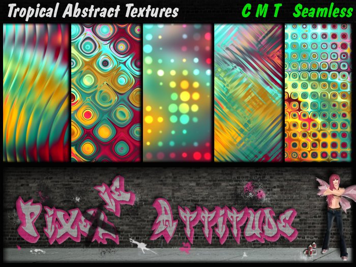 Second Life Marketplace Tropical Abstract Textures
